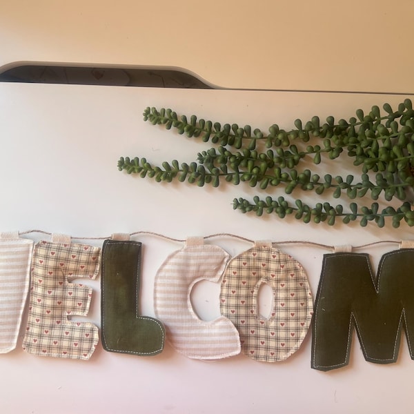Welcome Bunting - Etsy Australia