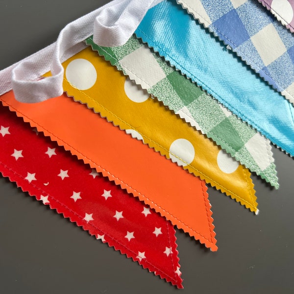 Rainbow Bunting - Etsy