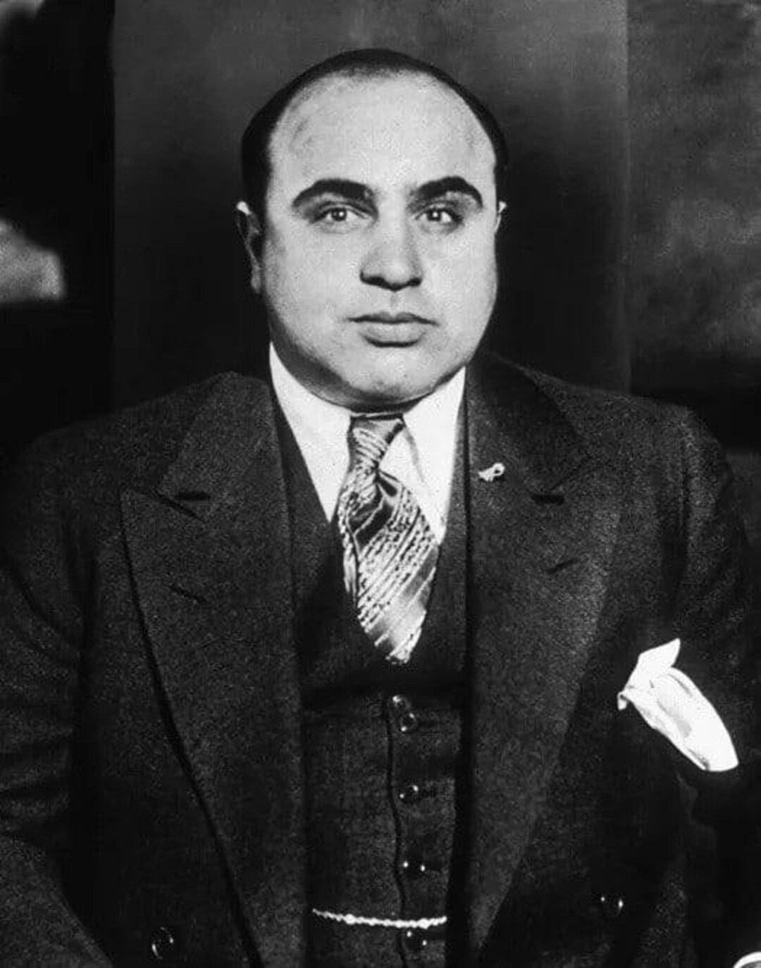 American Gangster Mobster Al Capone Criminal Historic Photo B&W - Etsy