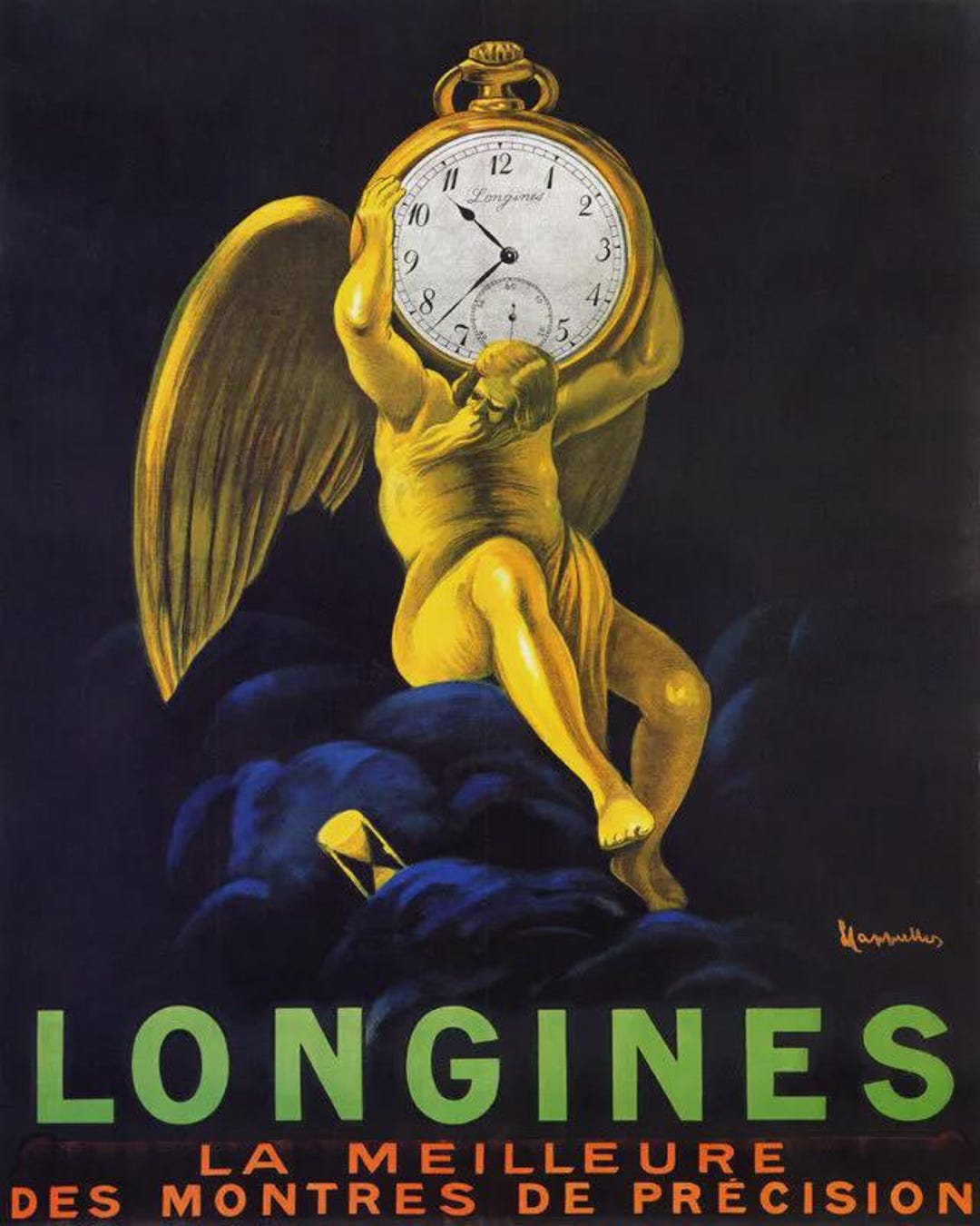 Longines Swiss Watch Poster Print - Etsy