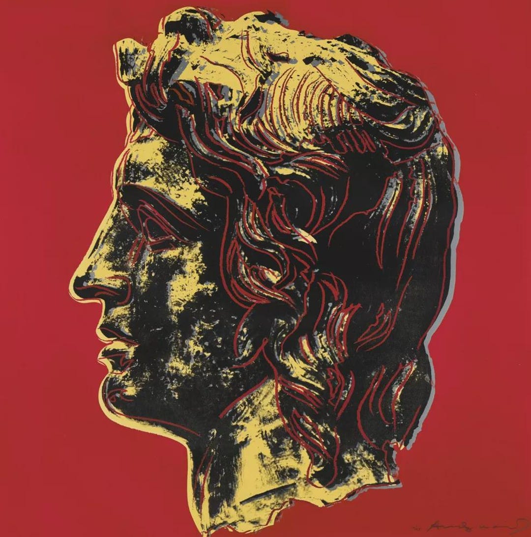 Andy Warhol Alexander the Great Poster Print - Etsy