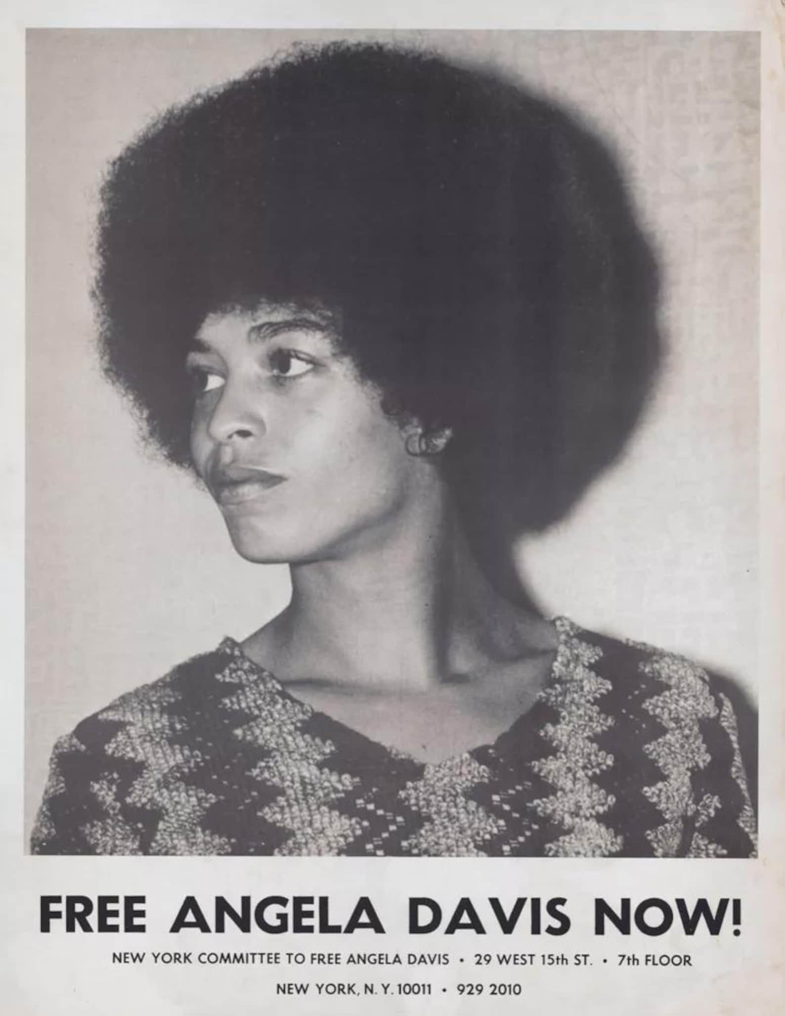 Free Angela Davis Now Poster Civil Rights Poster Print - Etsy