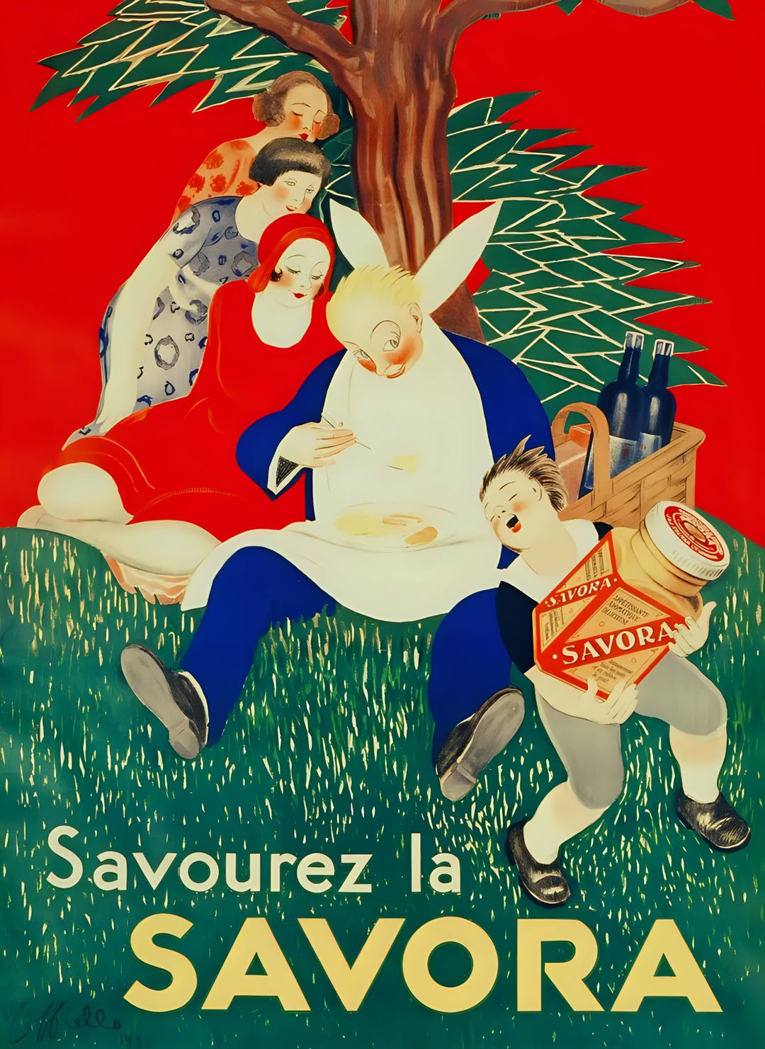 Savourez La Savora Poster Print - Etsy