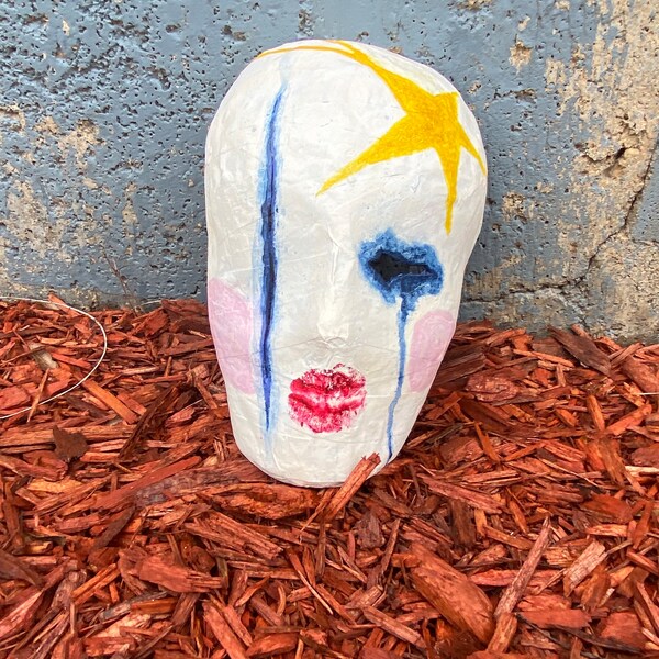Paper Mache Mask - Etsy
