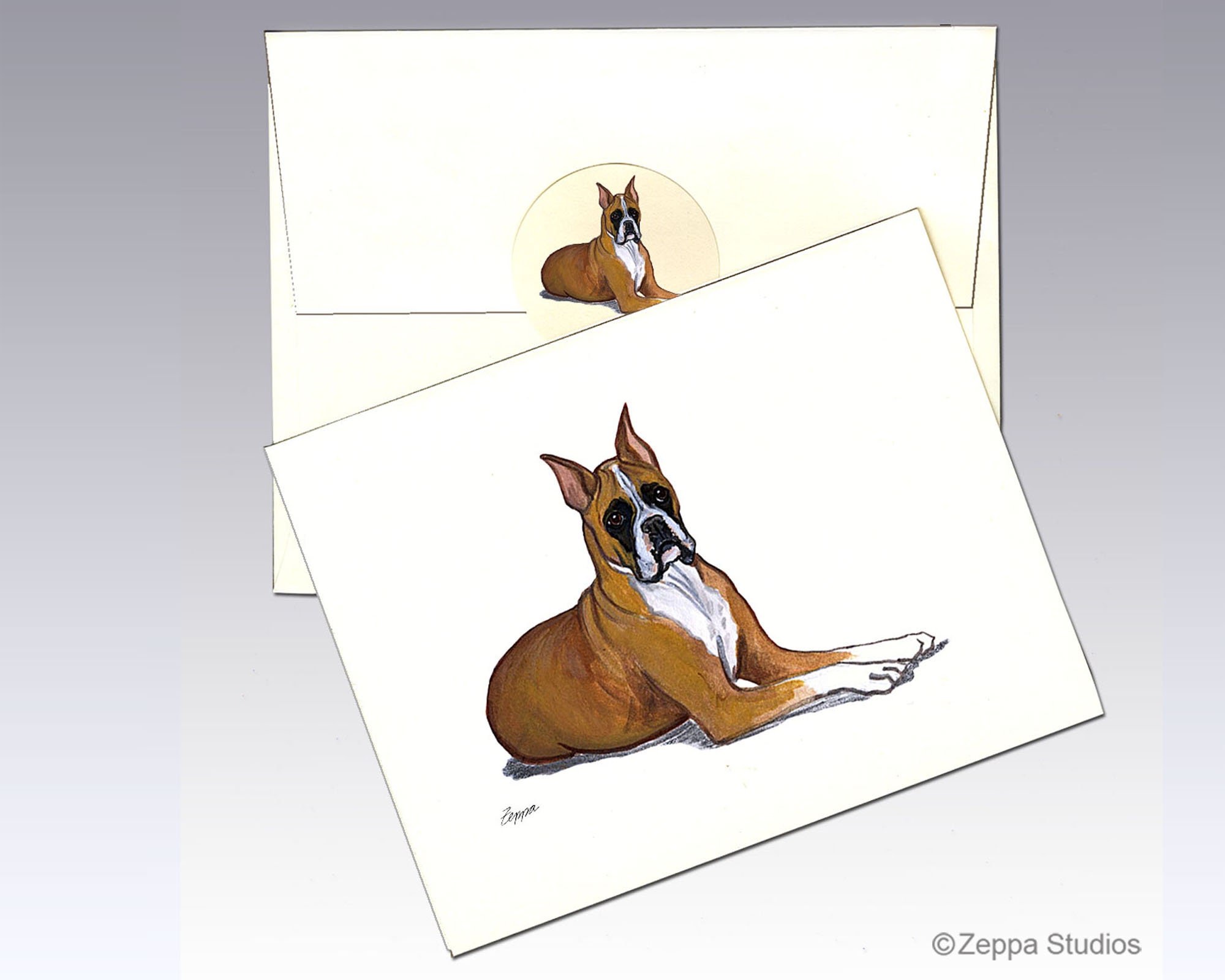 Boxer Note Cards, Boxed Note Cards, Personalized Note Cards - Etsy