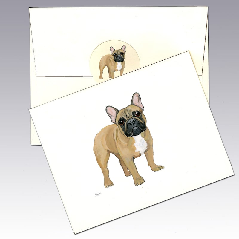 French Bulldog Card - Etsy