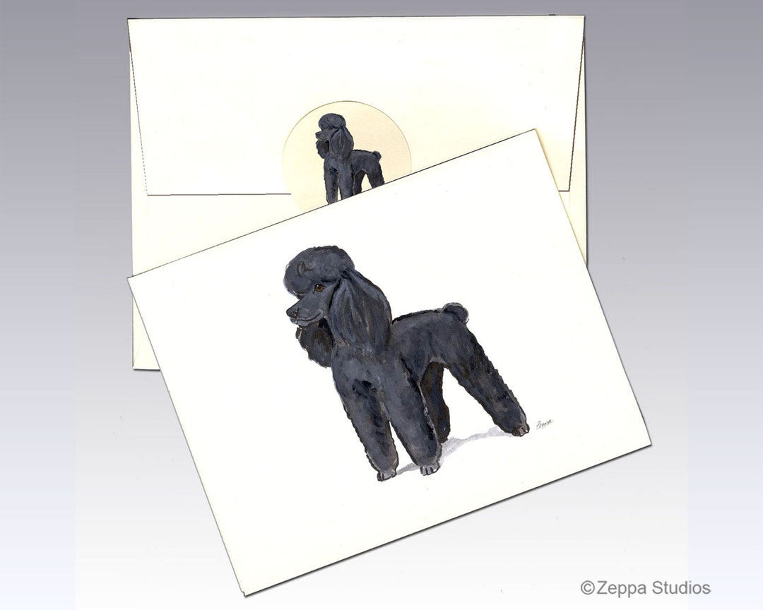 Poodle Note Cards, Boxed Note Cards, Personalized Note Cards - Etsy