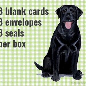 Black Labrador Note Cards, Boxed Note Cards, Personalized Note Cards - Etsy