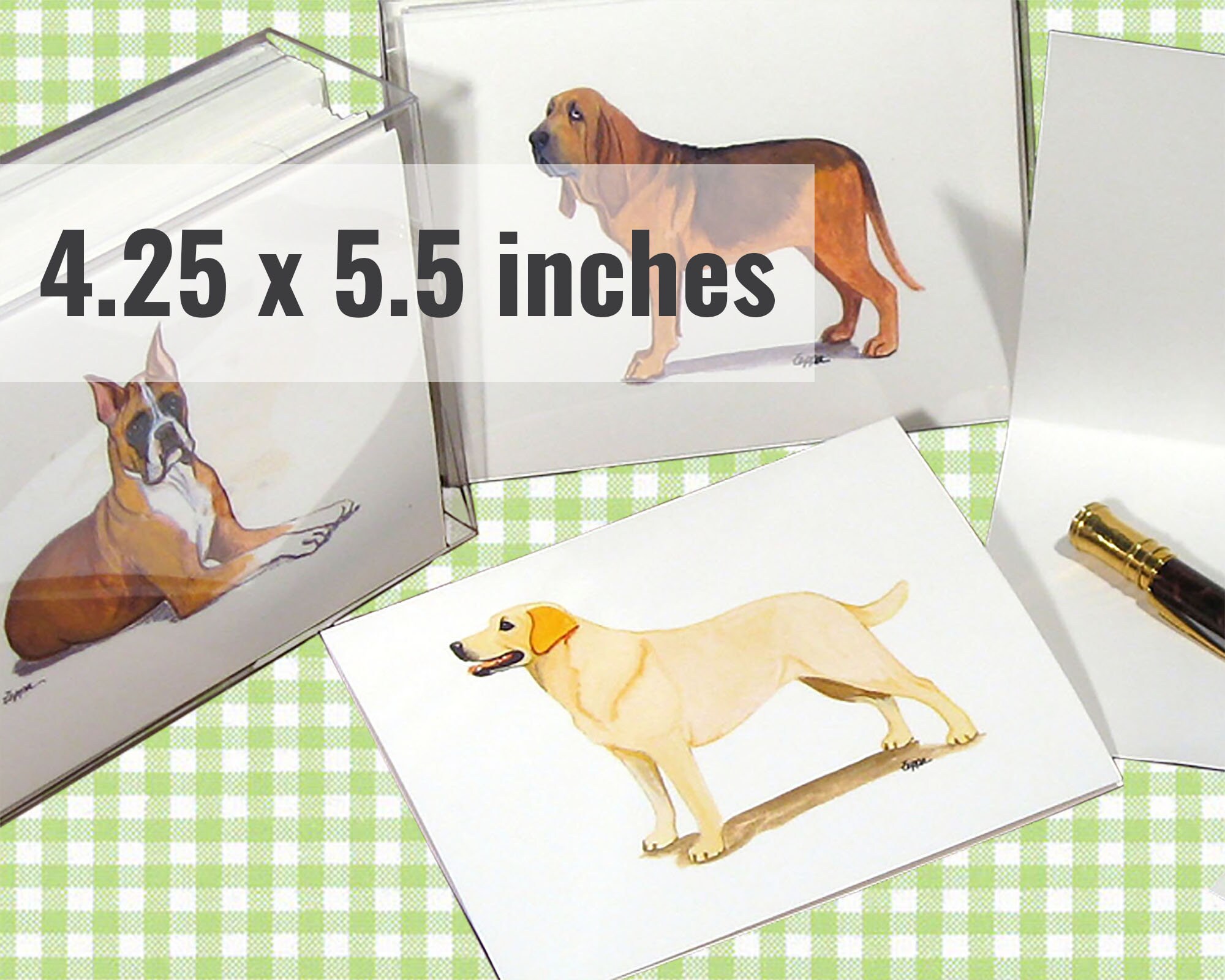 Yellow Labrador Note Cards Boxed Note Cards Personalized - Etsy