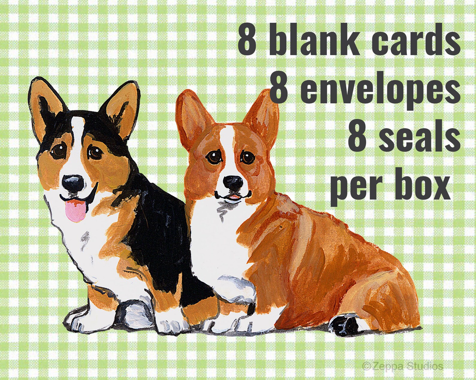 Welsh Corgi Note Cards Boxed Note Cards Personalized Note - Etsy