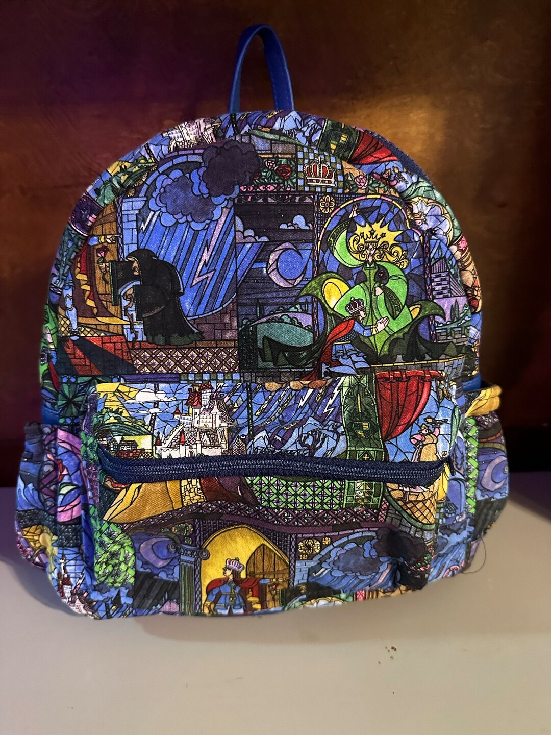 Magical Stained Glass Castle Mini Backpack - Etsy
