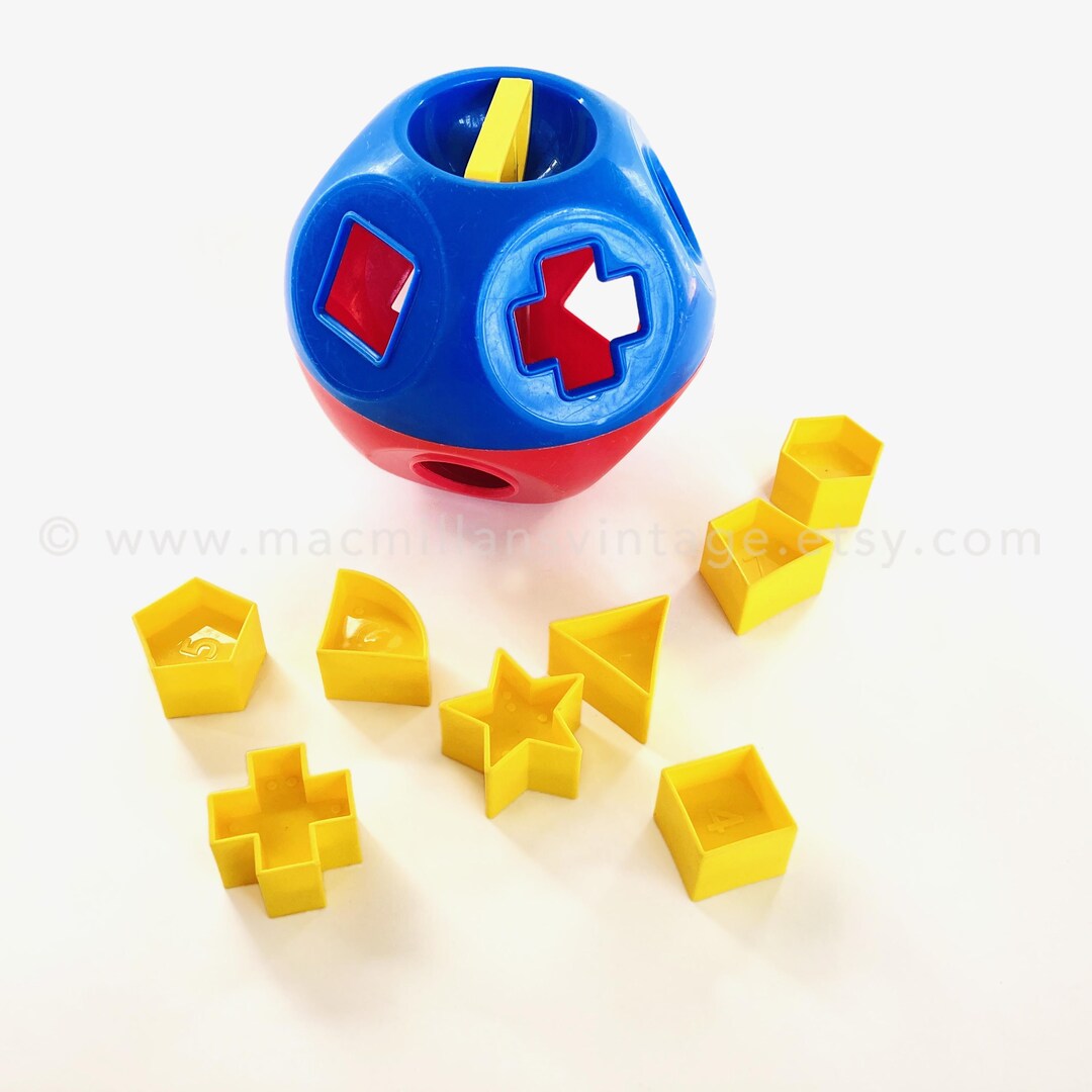 Tupperware Shape O Toy, Classic Learning Shape Matching, Visual Problem ...