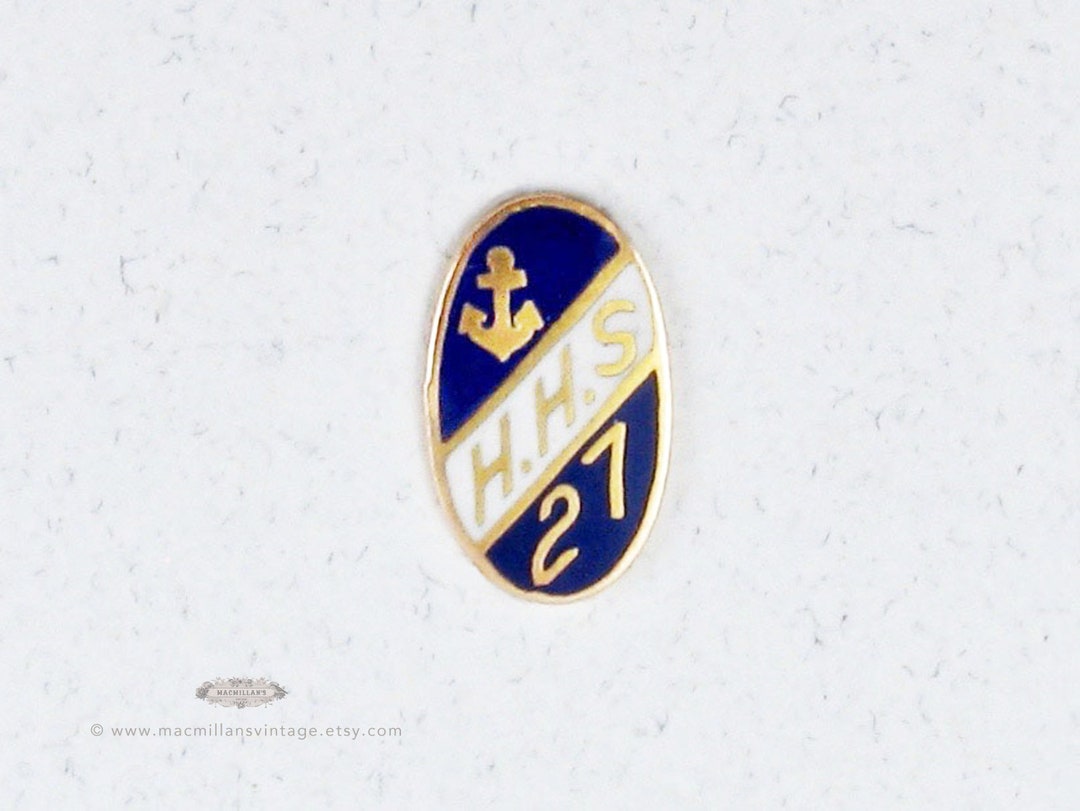 10K Gold Class of 1927 Pin, Hope H. S. Providence RI, Tiny Collectible ...