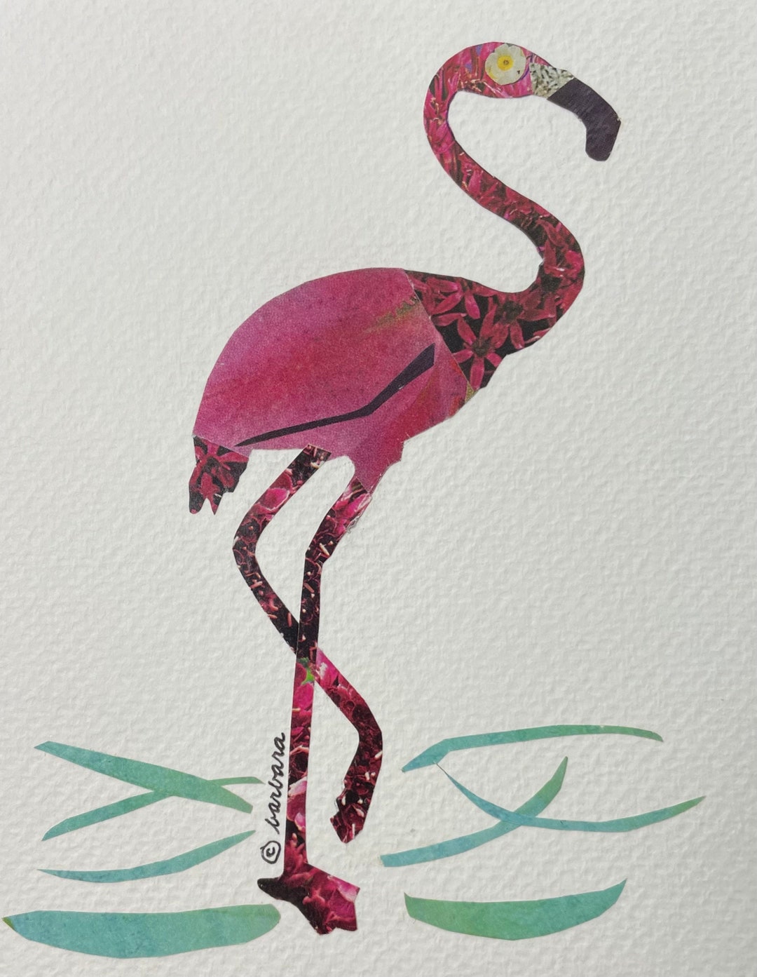 Flamingo, Note Cards, Prints, Wall Decor. No. 877 ‘the Greater Flamingo ...