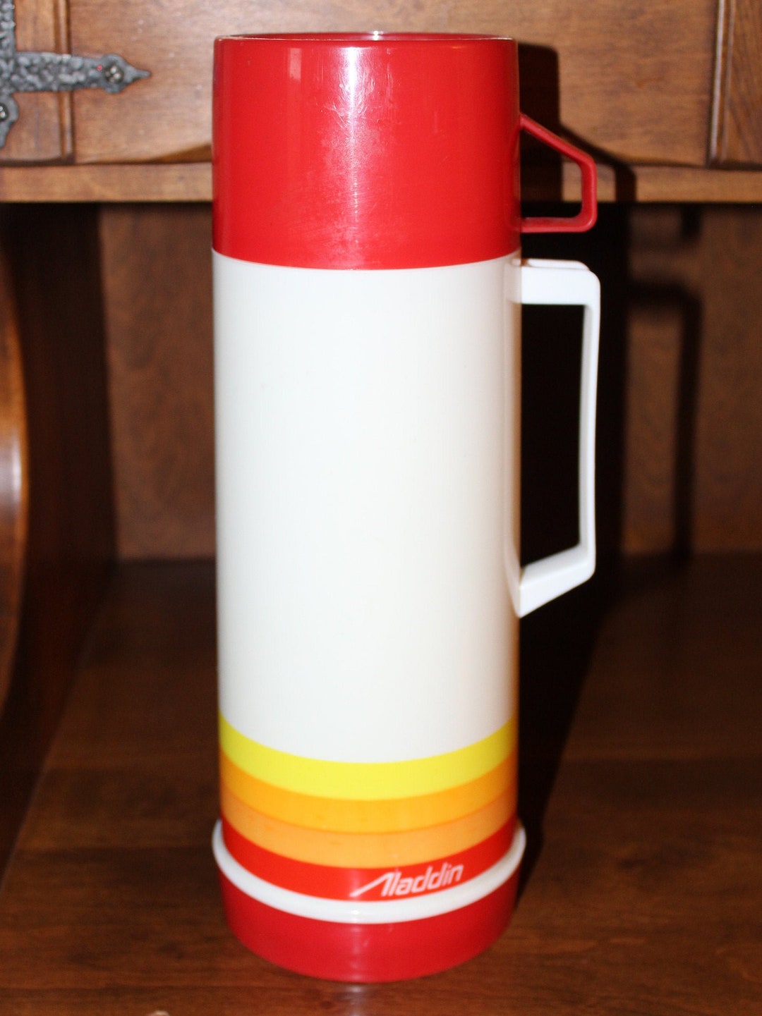 Aladdin Vintage Rainbow Tall Thermos - Etsy