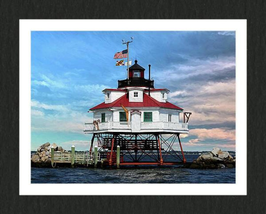 Chesapeake Bay / Thomas Point / Lighthouse / Fine Art Print / Wall Art ...