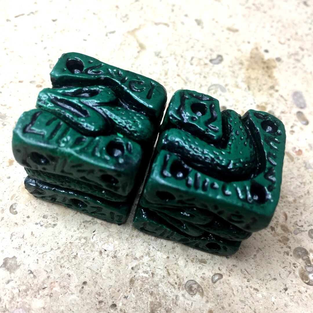 Green Snake Dice, New D6 Snake Dice, Hand Made Stone Cast - Etsy