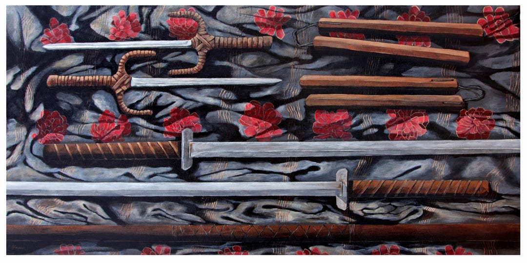 Ninja Turtle Weapons - Art Print - Etsy