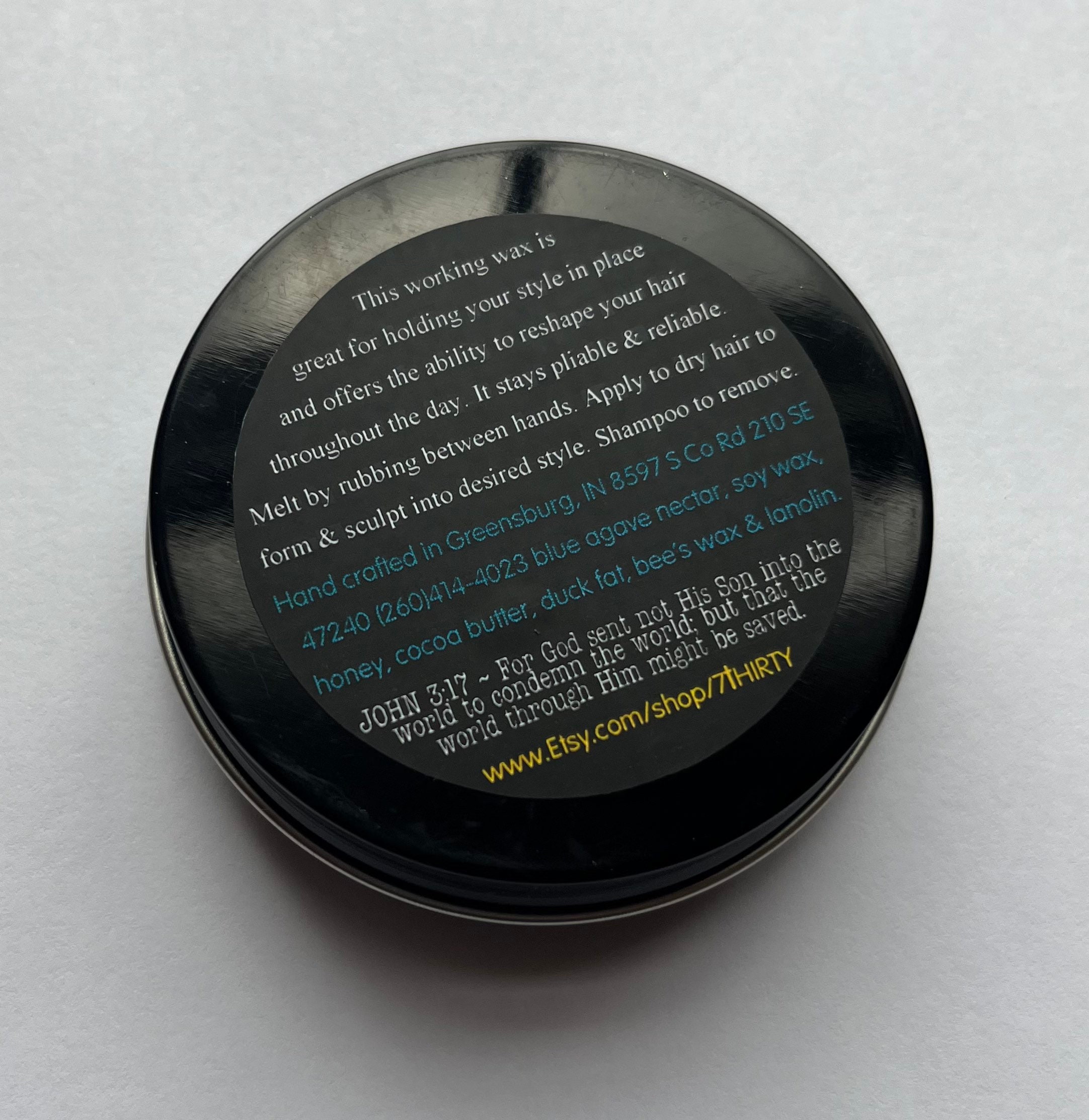 STYLING WAX - All Natural - Formulated by a Professional Stylist ...