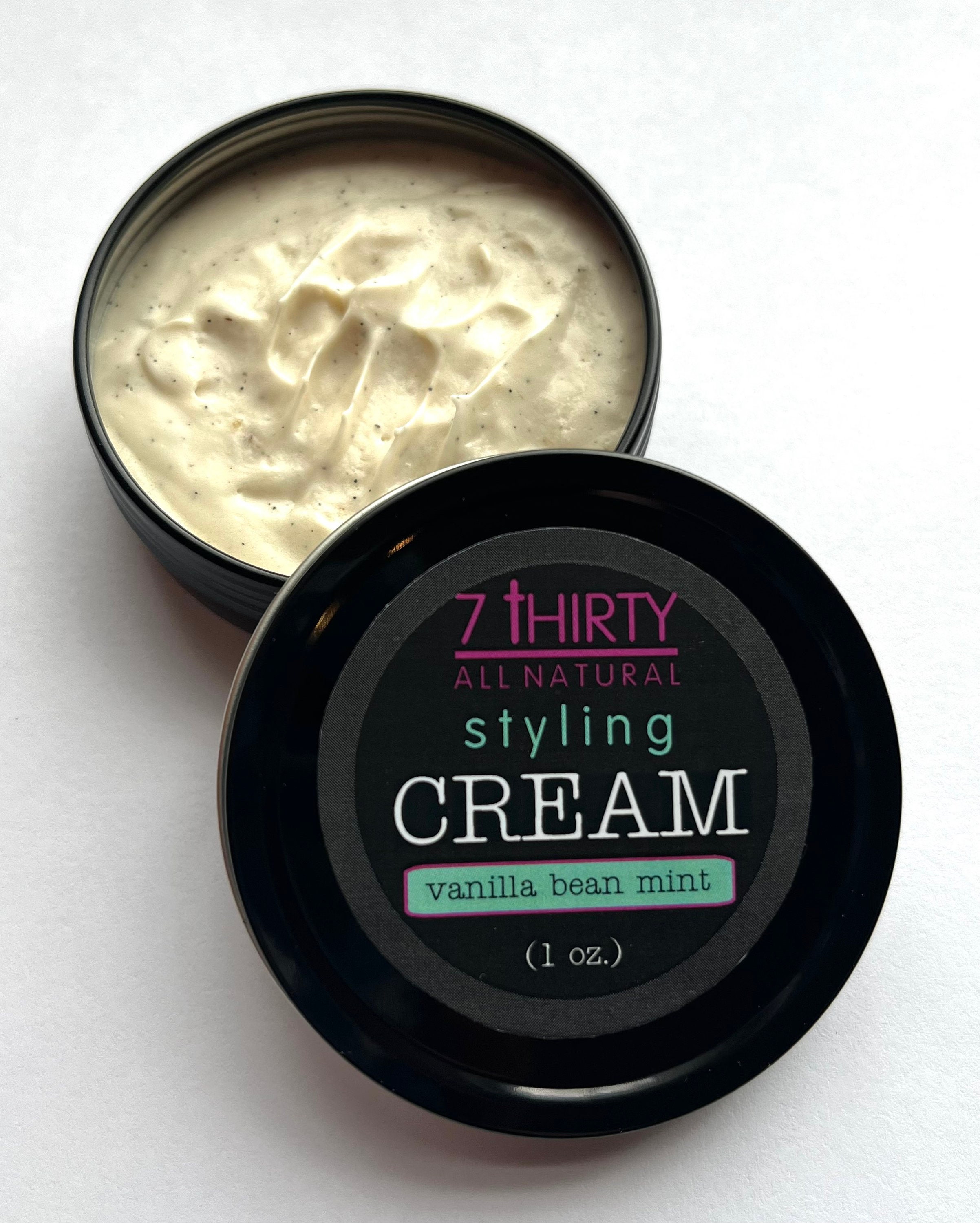 STYLING CREAM - All Natural - Springy Curls/silky Blow Outs - Vanilla ...