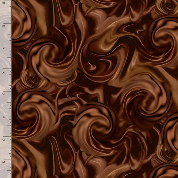 Chocolate Fabric - Etsy