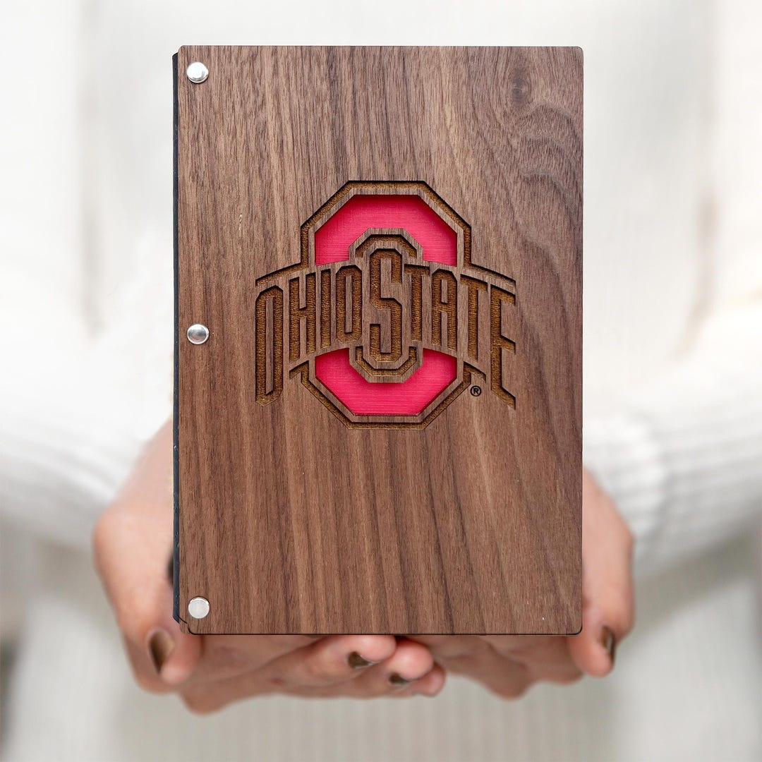 Ohio State University Buckeyes Handmade Journal, Notebook for Work or ...