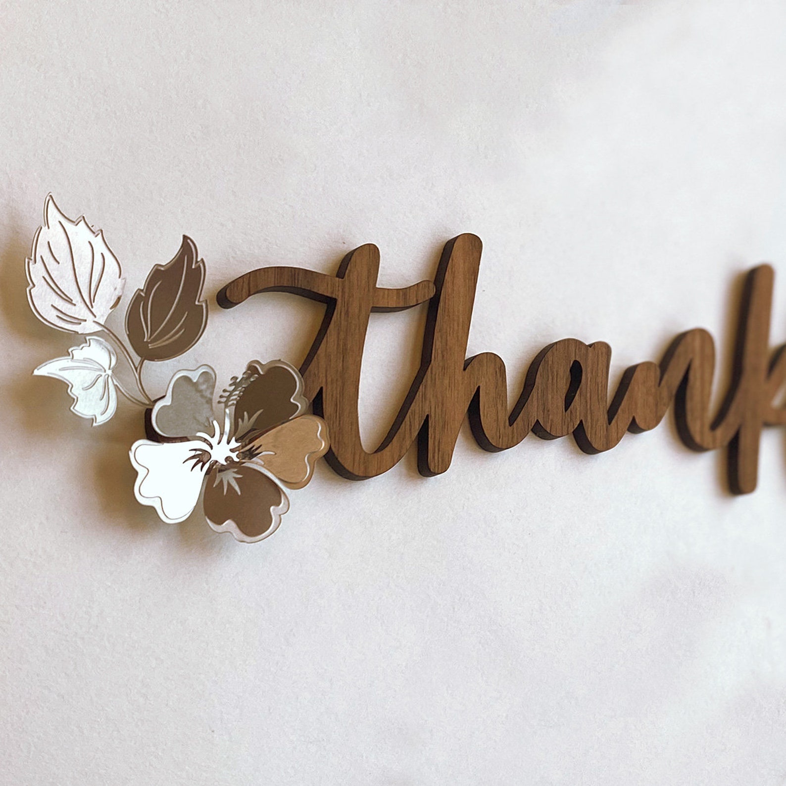 Grateful Thankful Blessed Word Art Home Decor Home Decor - Etsy