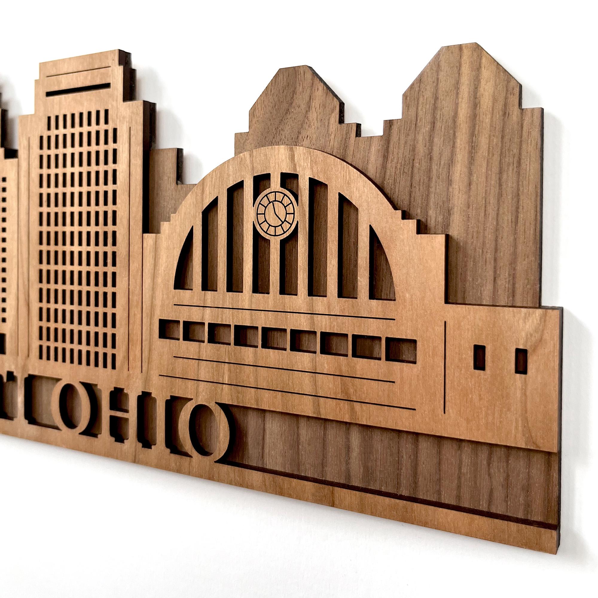 Cincinnati Skyline Sign, Laser Cut SVG File Digital Download, Wall Art ...