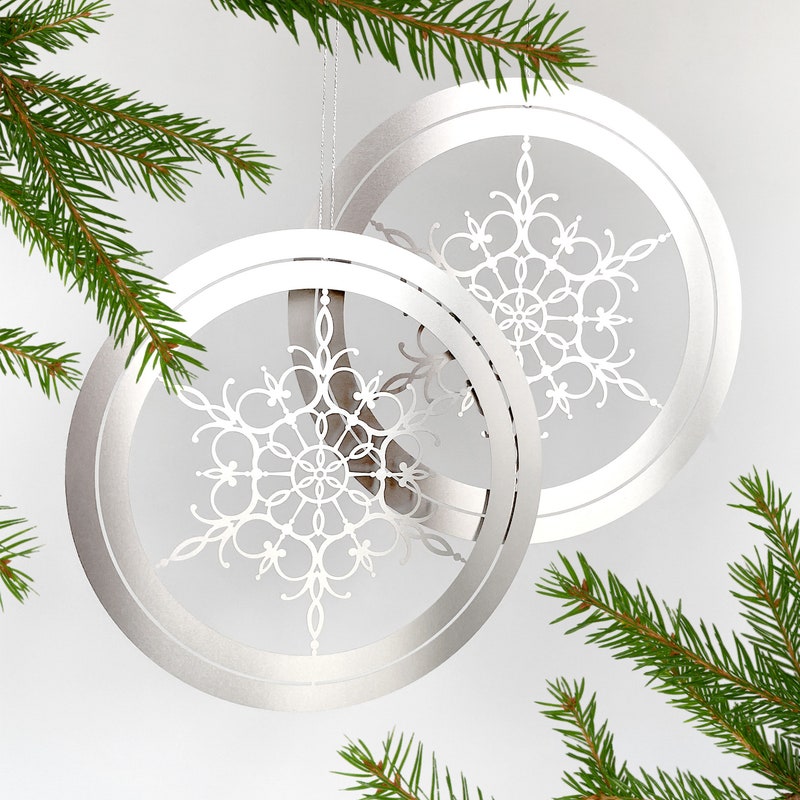 Metal Christmas Ornaments - Etsy