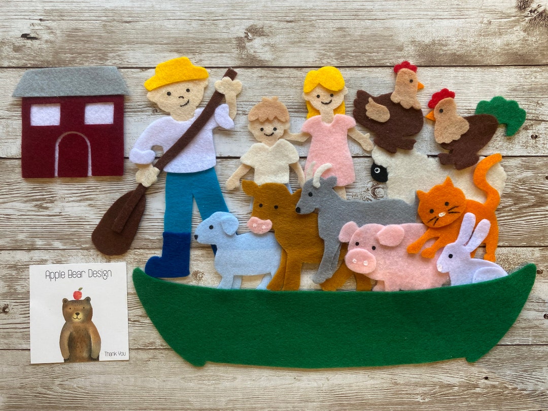 Felt Board Story Set: Mr. Gumpy's Outing - Etsy