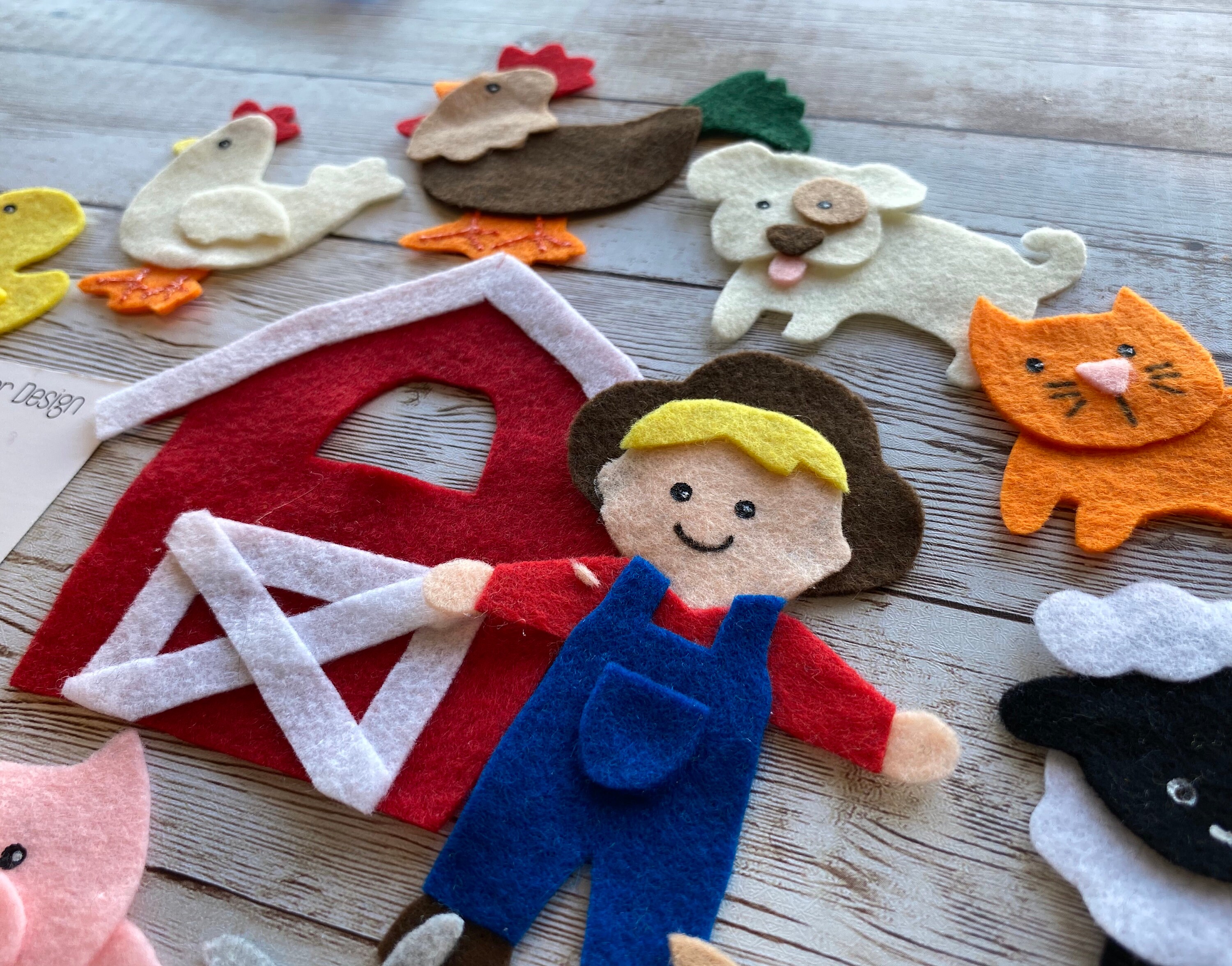 Felt Board Song Set: Old MacDonald had a Farm | Etsy