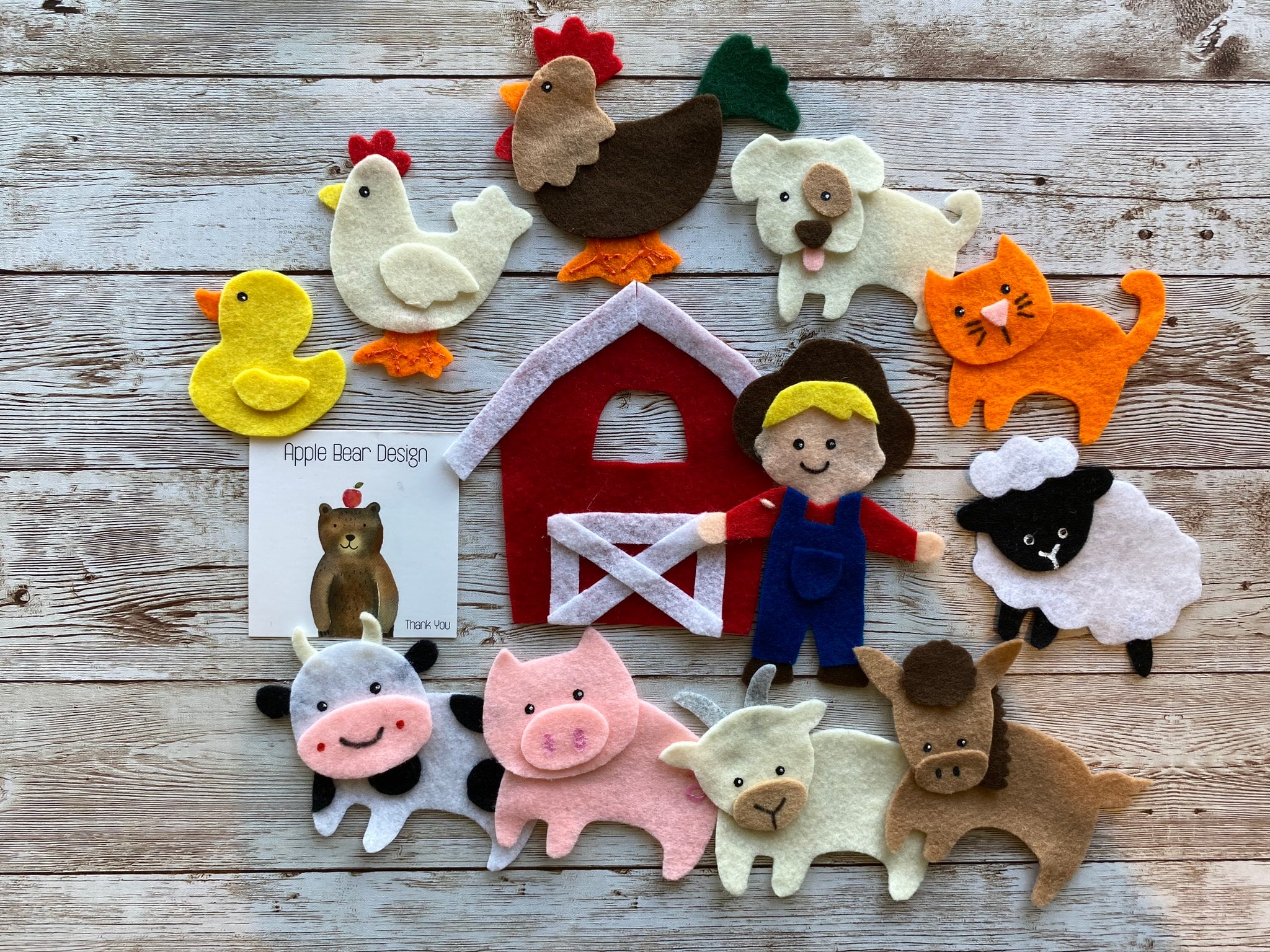 Felt Board Song Set: Old MacDonald had a Farm | Etsy