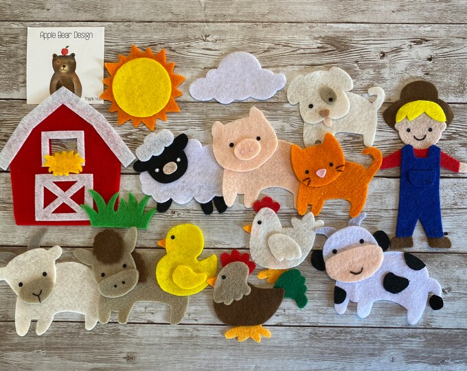 Felt Board Song Set: Old Macdonald Had a Farm - Etsy