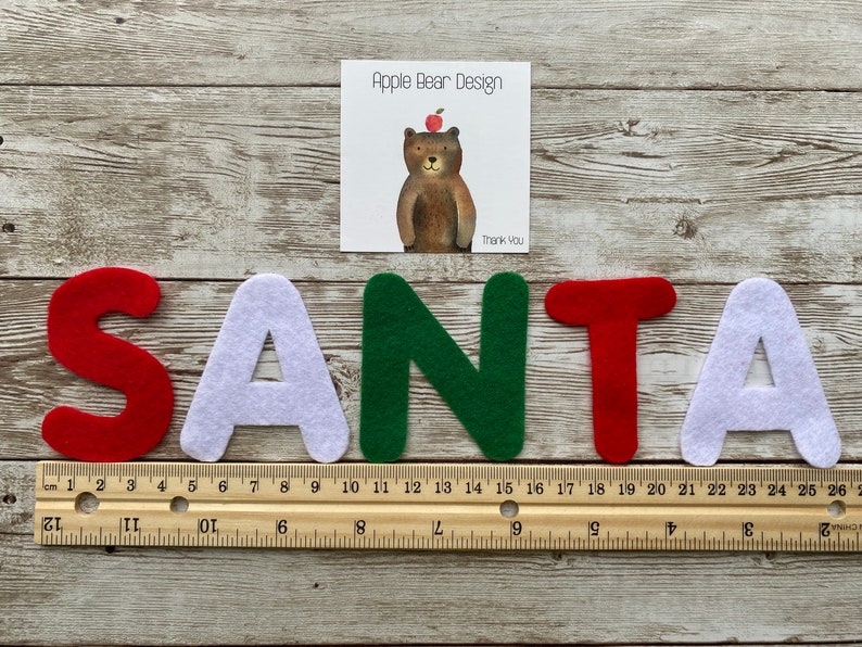 Children Felt Board Song Set: Spell Santa - Etsy