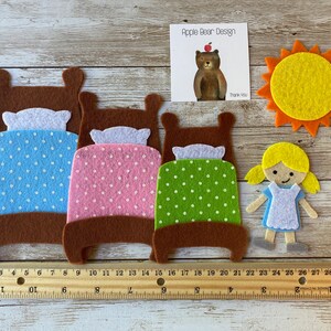 Felt Board Story Set: Goldilocks and the Three Bears - Etsy