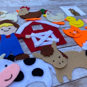 Felt Board Song Set: Old Macdonald Had a Farm | Etsy