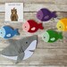 Felt Board Song Set: Five Little Fish / Five Colorful Fish. 2 Nursery ...