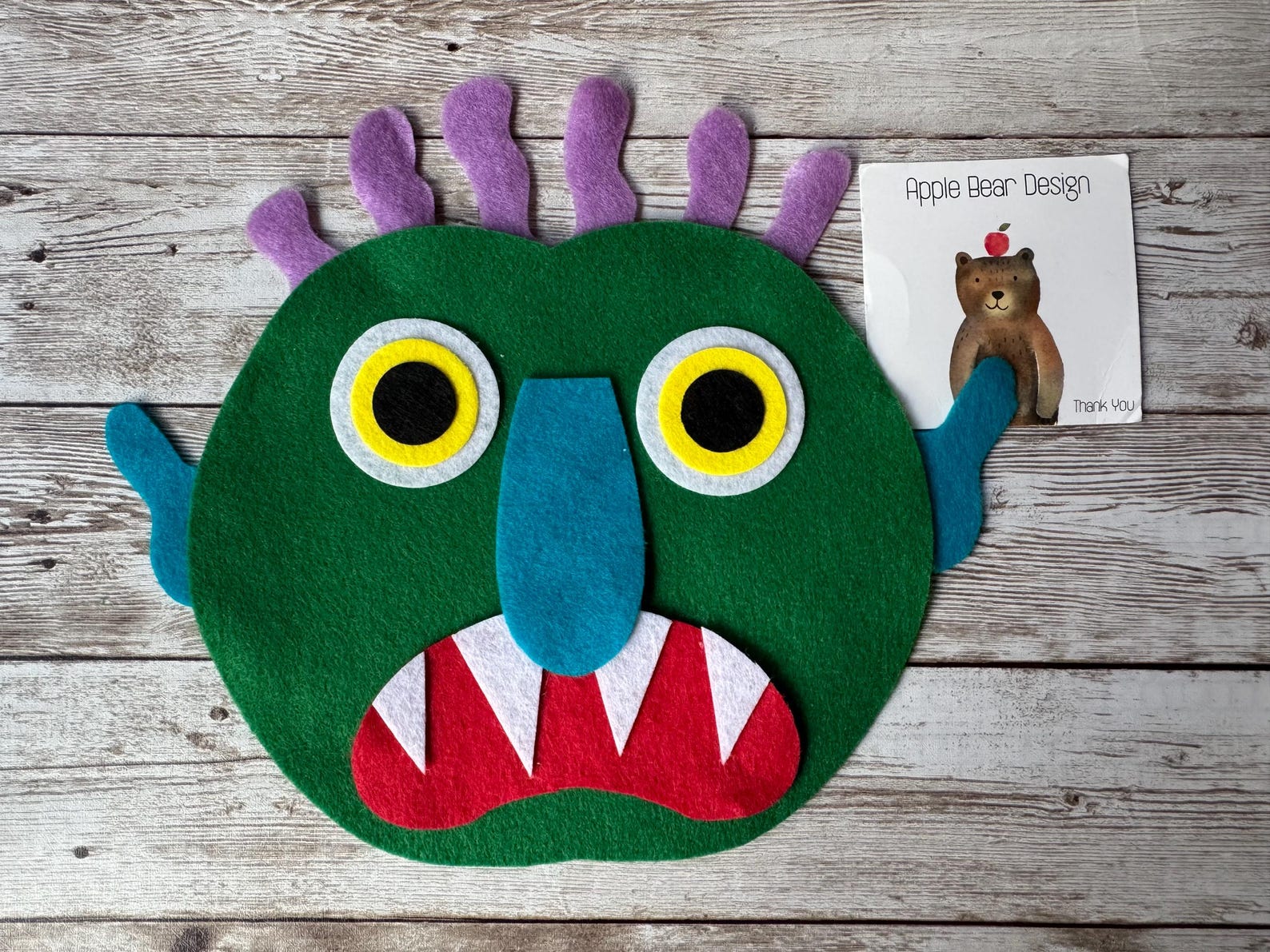 Felt Board Story Set: GO Away Big Green Monster - Etsy