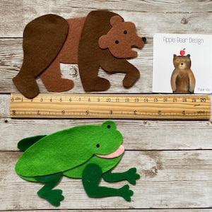 Children Felt Board Story Set: Brown Bear What Do You See? - Etsy