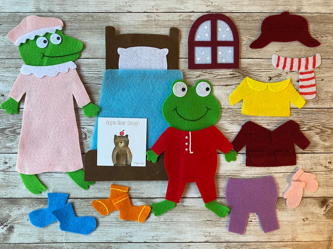 Felt Board Story Set: Froggy Gets Dressed - Etsy