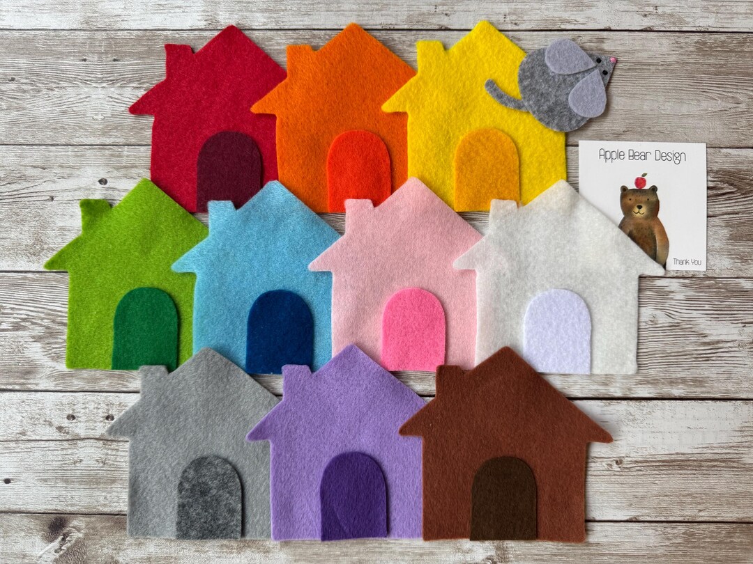 Children Felt Board Game Set: Little Mouse Hide and Seek - Etsy