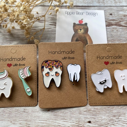 Sweet Tooth Pin Enamel Pin Tooth Pin Dental Tooth Pin - Etsy