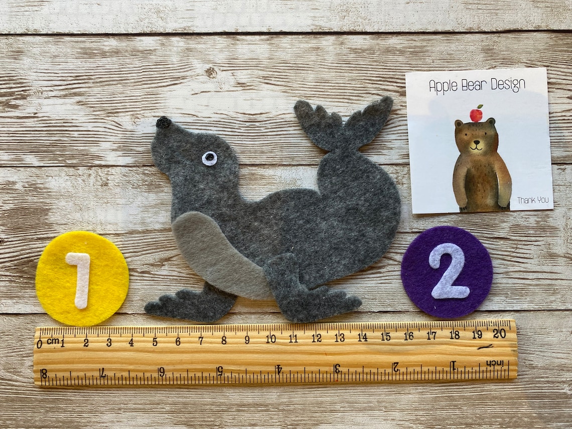 Felt Board Game Rhyme Set: Sammy Seal - Etsy