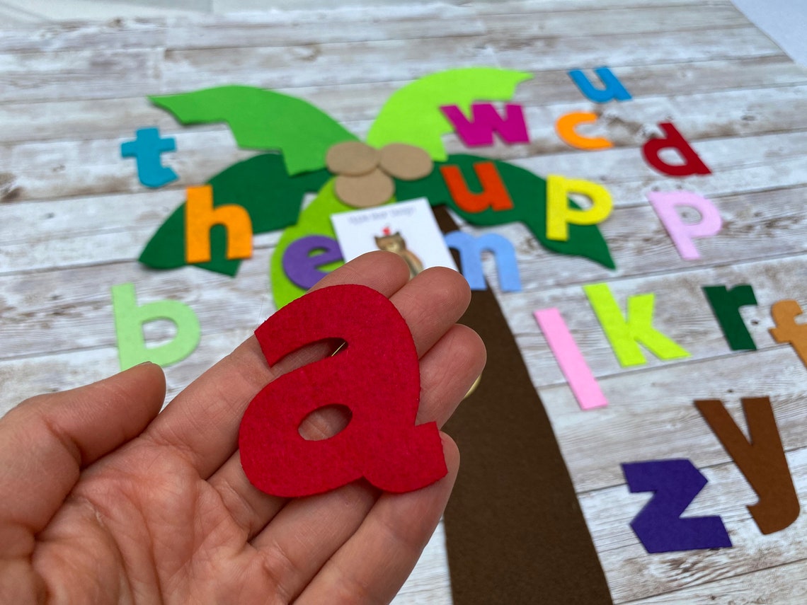 Felt Board Story Set: Chicka Chicka Boom Boom Capital | Etsy