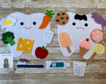 Felt Tooth Board - Etsy