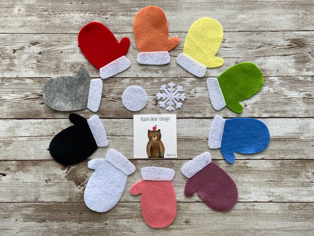 Children Felt Board Game: Hide and Seek Snowflake Snowball - Etsy