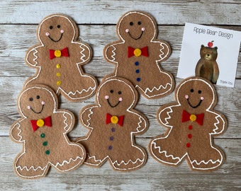 Gingerbread Man Felt Board - Etsy