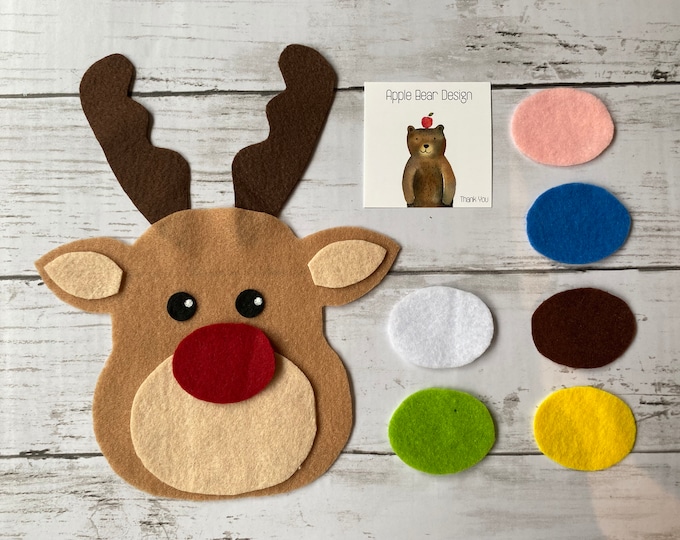 Felt Board Christmas Poem Set: Rudolph Rudolph What Will You Do? - Etsy