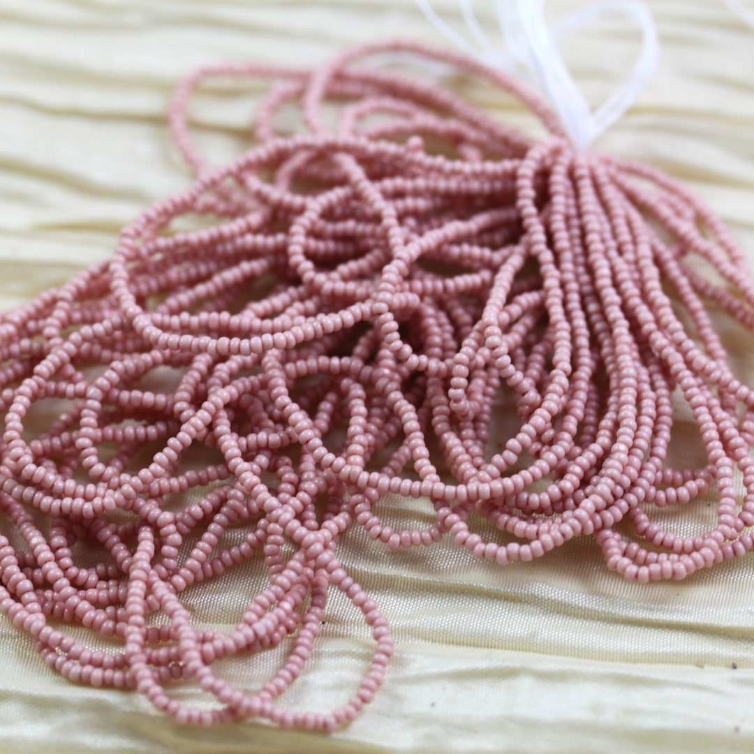 NEW!!! 13/0 Cheyenne Pink Solgel Charlotte Czech Seed Beads - 12/12 ...