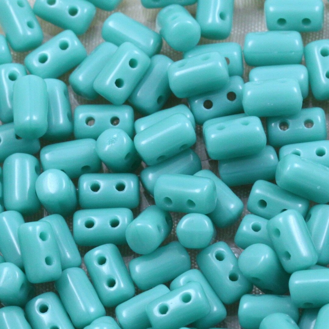 20g 5x3mm Rulla 2-hole Czech Glass Beads, Picasso Beads, Metallic ...